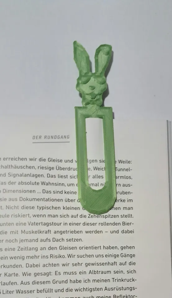 Cooler Hase Lesezeichen by 3DesignMD | Download free STL model ...