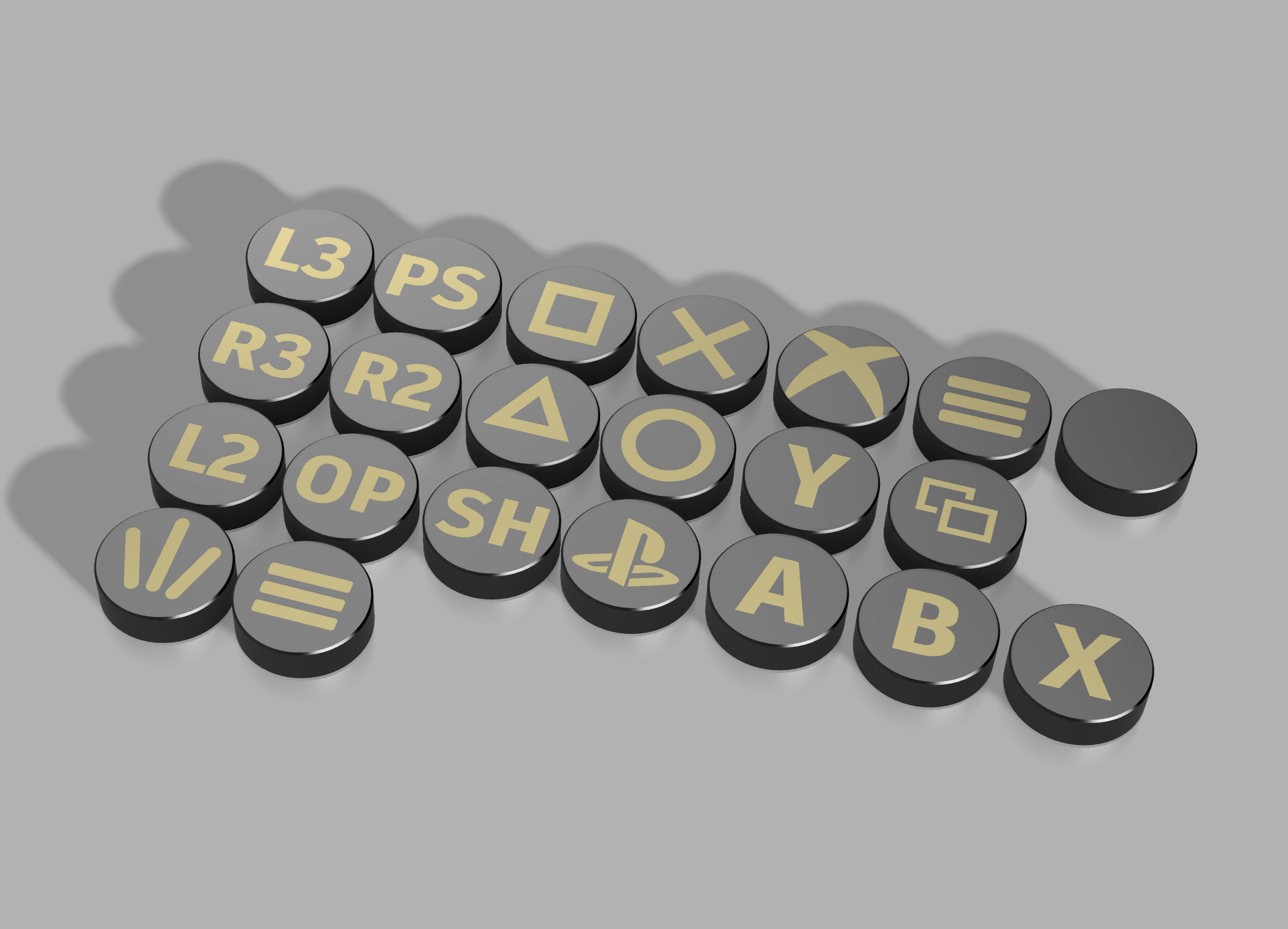 Fanatec Button Caps (update 21.8.2024) par Powerplay | Téléchargez ...