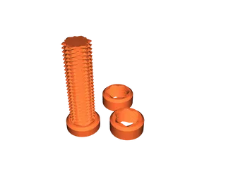 Screw Fidget by Elliott Peter | Download free STL model | Printables.com