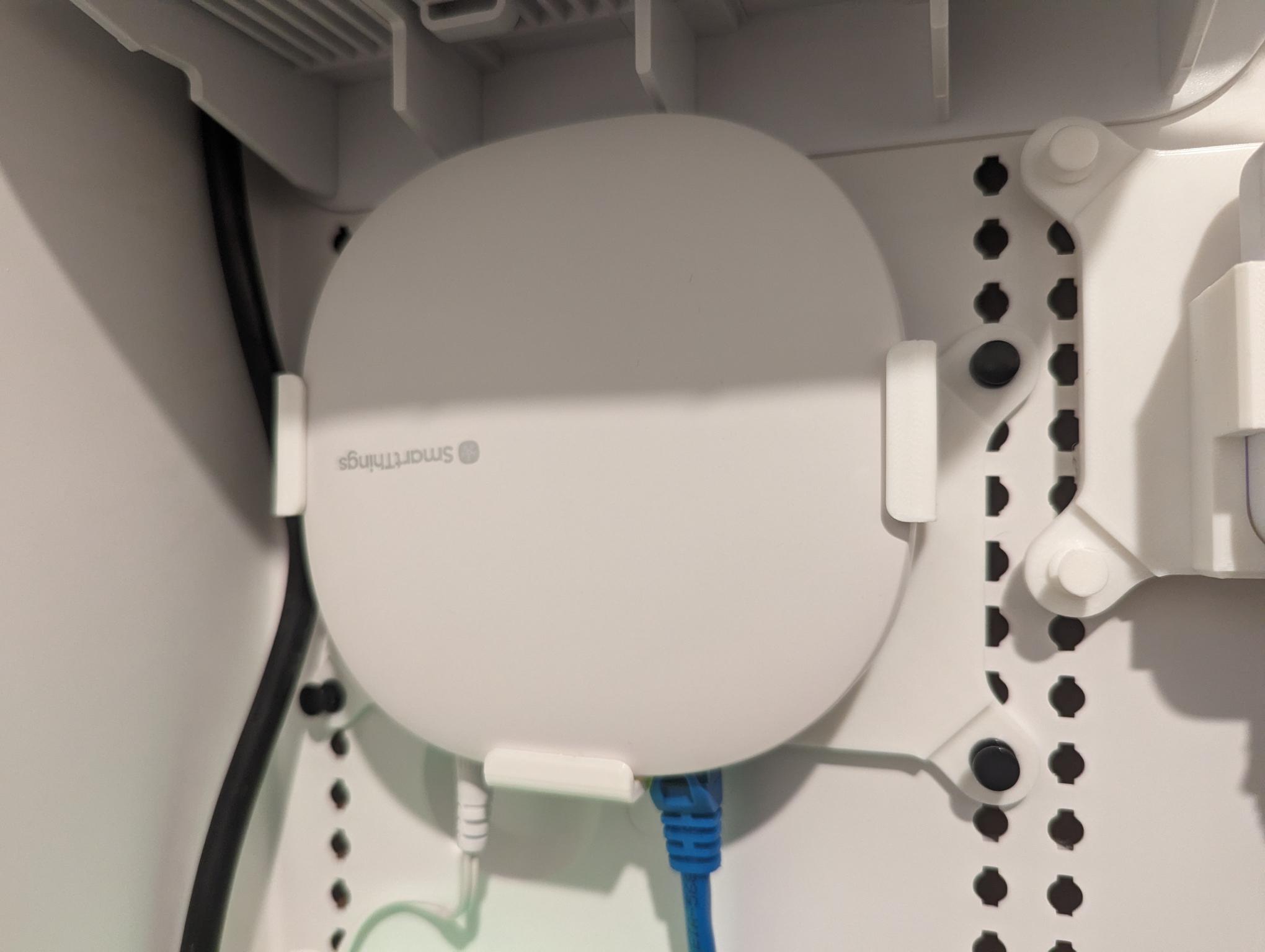 SmartThings Hub v3 mount for Leviton or Legrand media enclosures by ...