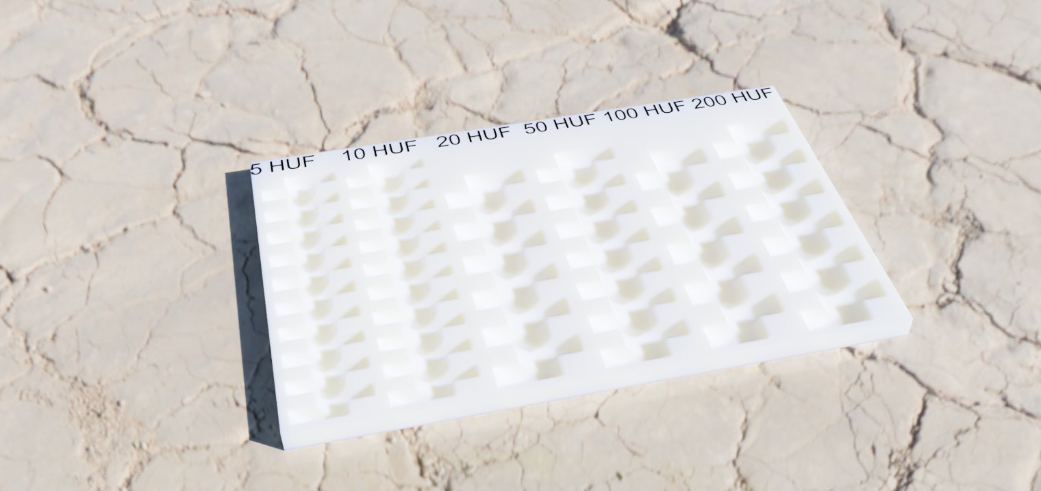 Coin Counter HUF by letsgo00 | Download free STL model | Printables.com