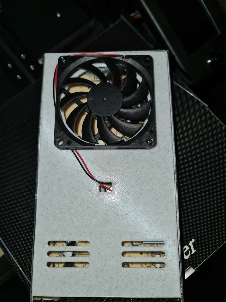 *Added 60mm* Ender 3 Pro/v2/Max High Efficiency/Silent PSU Cover - 80mm ...