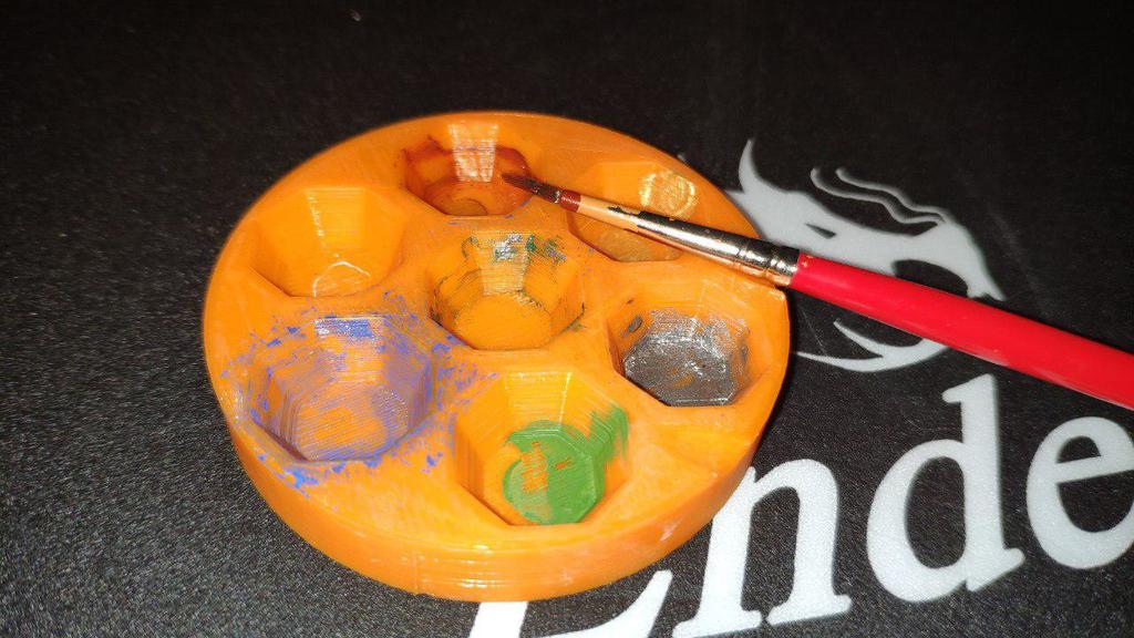 Micro Paint Tray by cht47 | Download free STL model | Printables.com