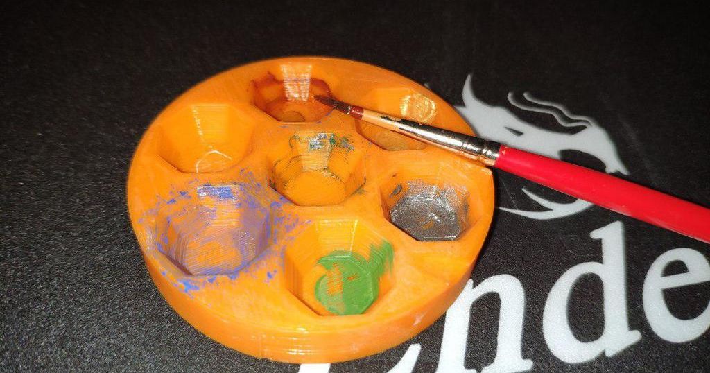 Micro Paint Tray by cht47 | Download free STL model | Printables.com