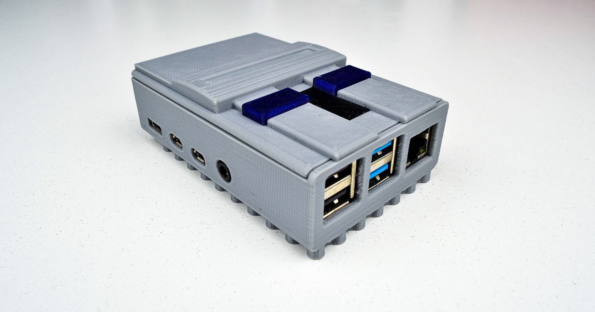 SNES Raspberry Pi Case (3B & 4B) by La Guía del Mando | Download free ... SNES Raspberry Pi Case (3B & 4B) by La Guía del Mando | Download free ...