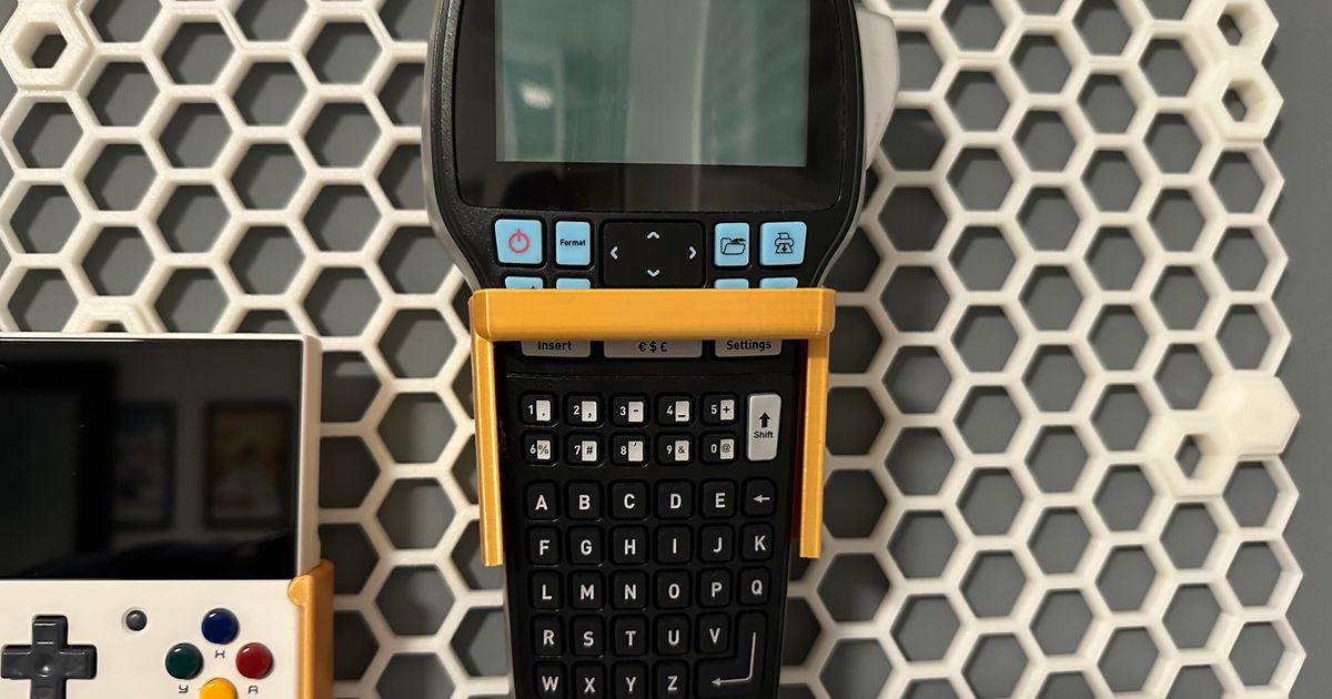 HSW Dymo 420p Label Maker Holder by prestia | Download free STL model ...