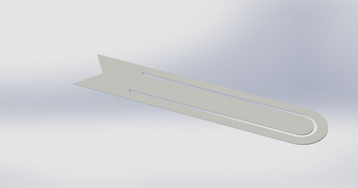 Simple Bookmark by Adr1an | Download free STL model | Printables.com