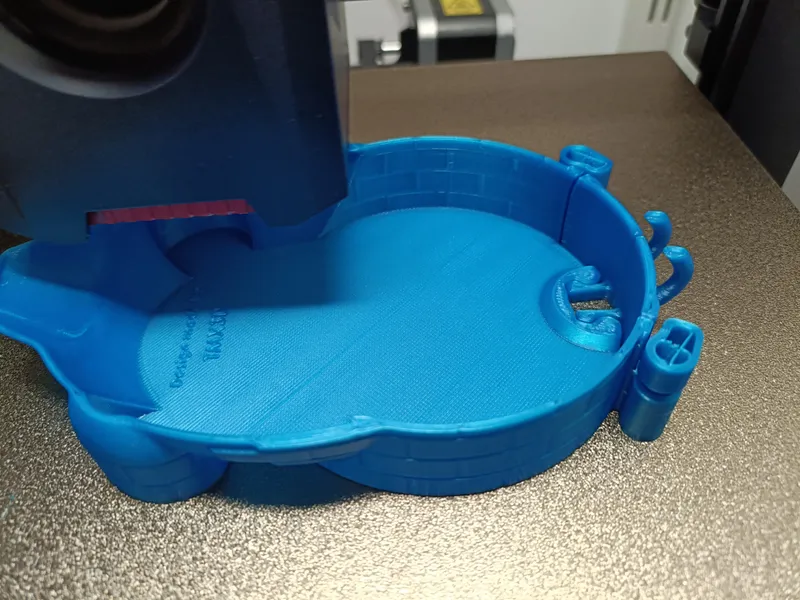 Piggy bank with two coin slides | Piggy castle bank by TOMx3D ...
