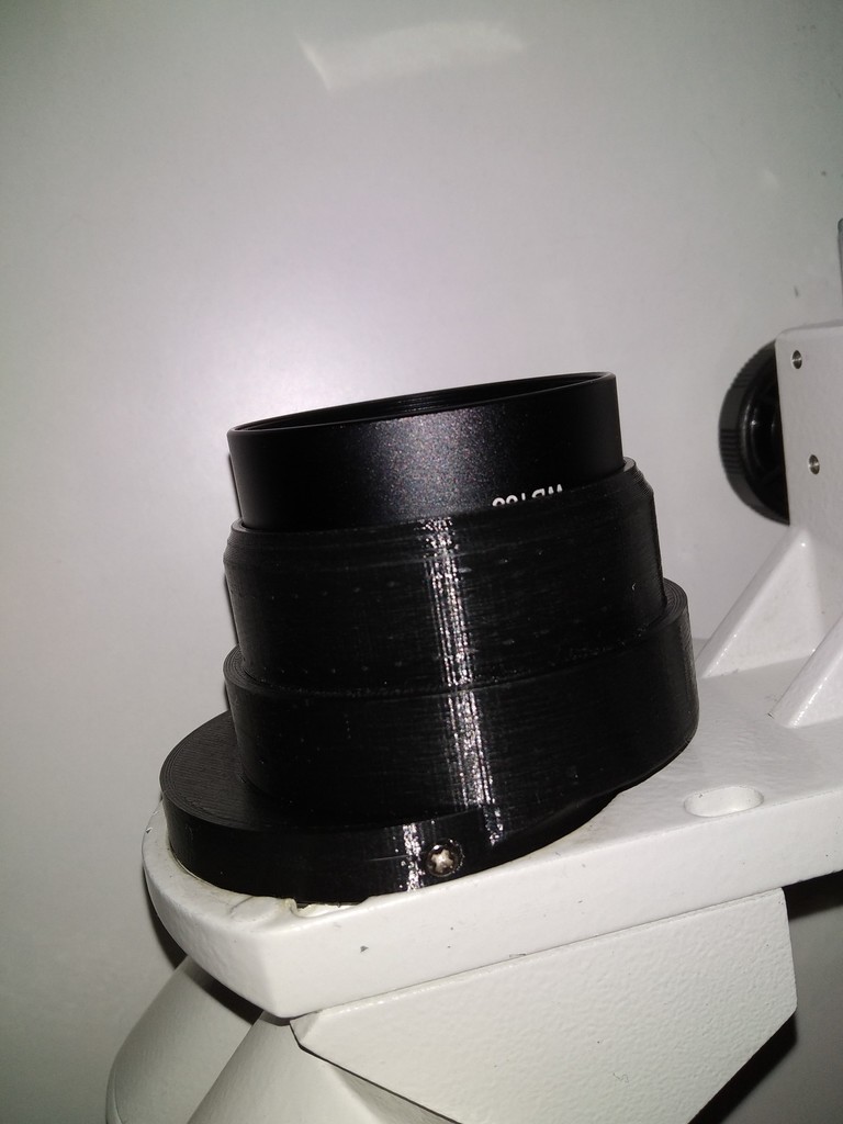 Microscope Objective Cover and Barlow Lens Support for Cheap Binocular ...