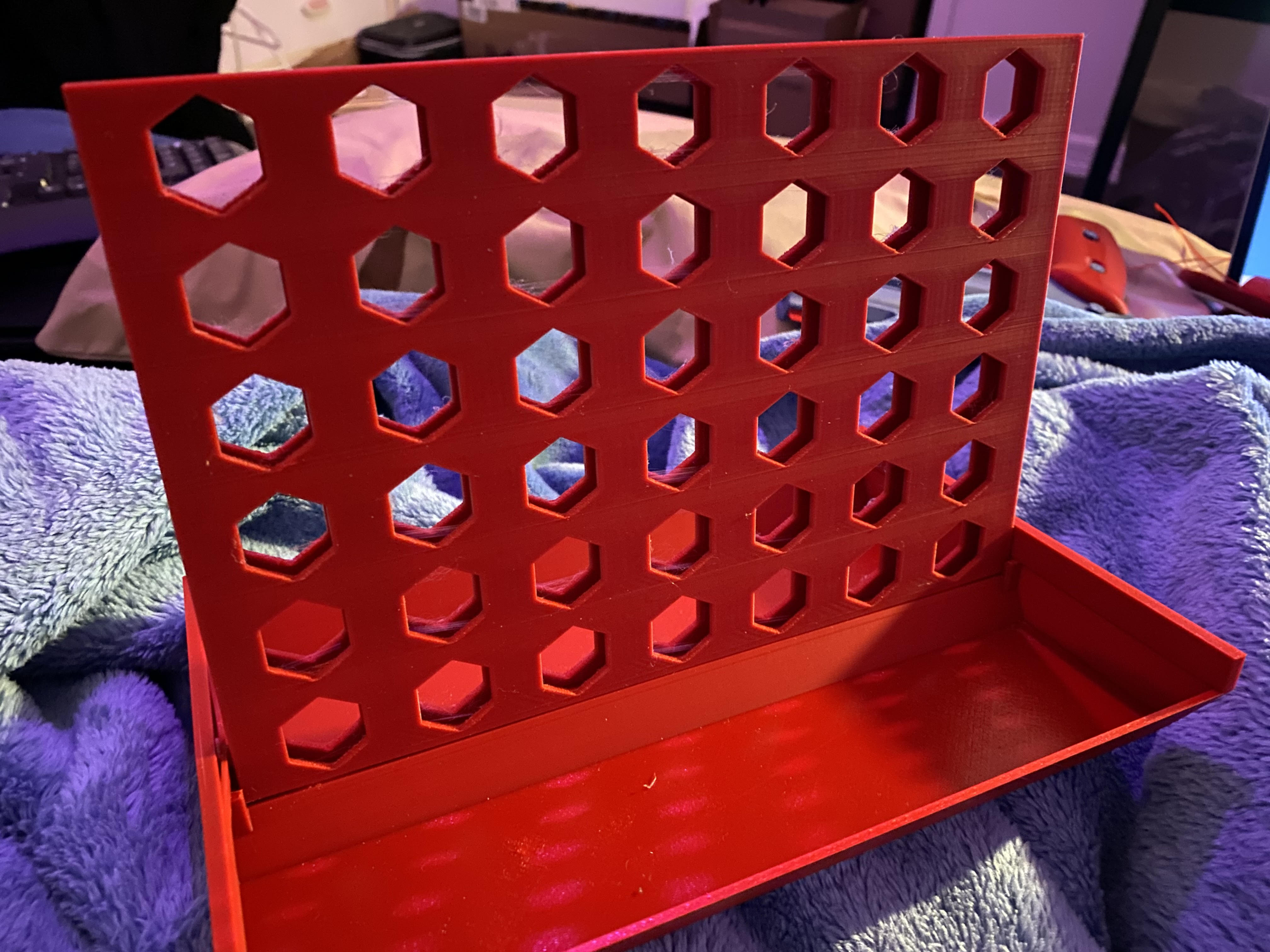 hex remix of connect 4 by BOKSEZ | Download free STL model | Printables.com