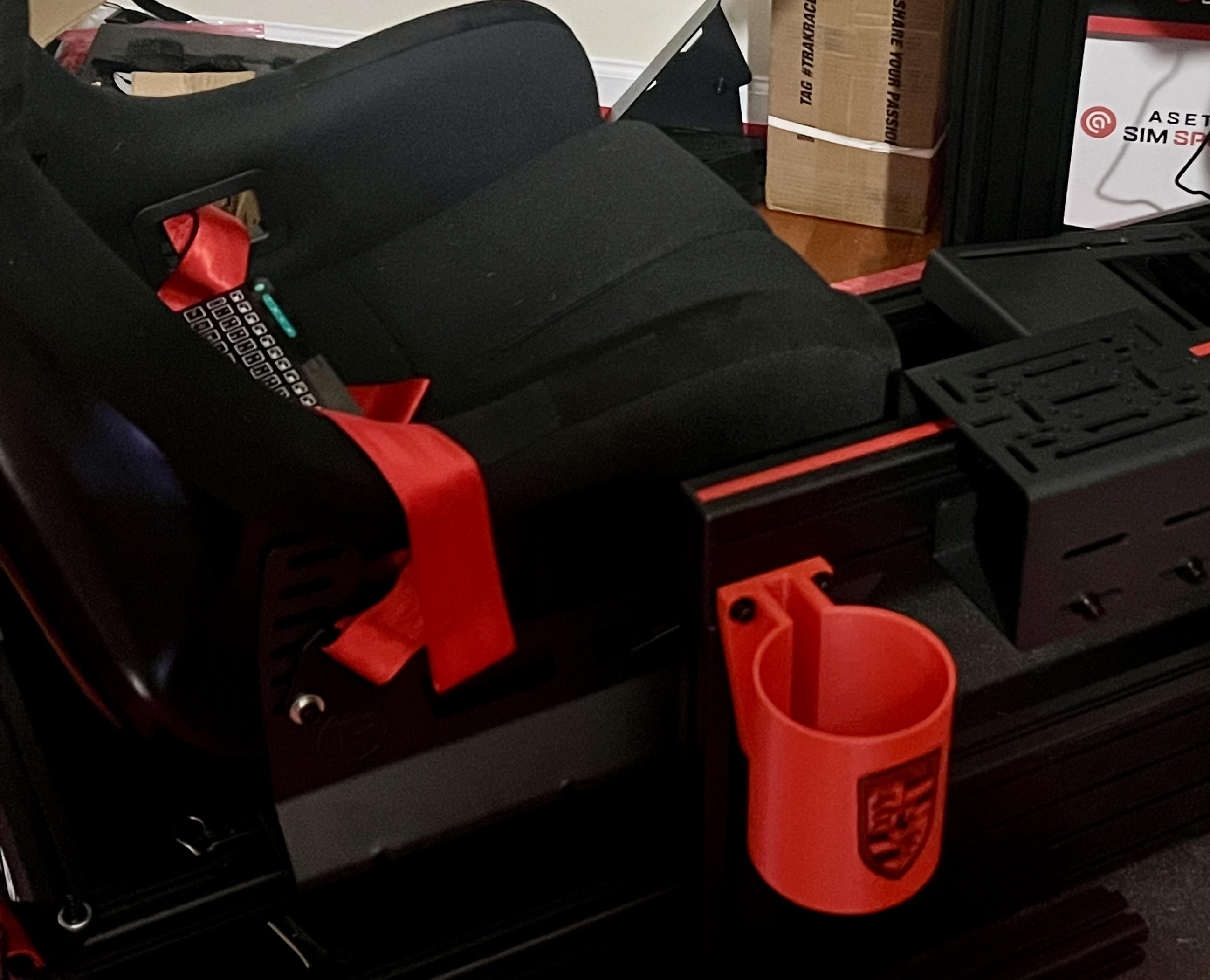 Sim Racing Rig Cupholder - Porsche Logo by ChaChiJoe | Download free ...