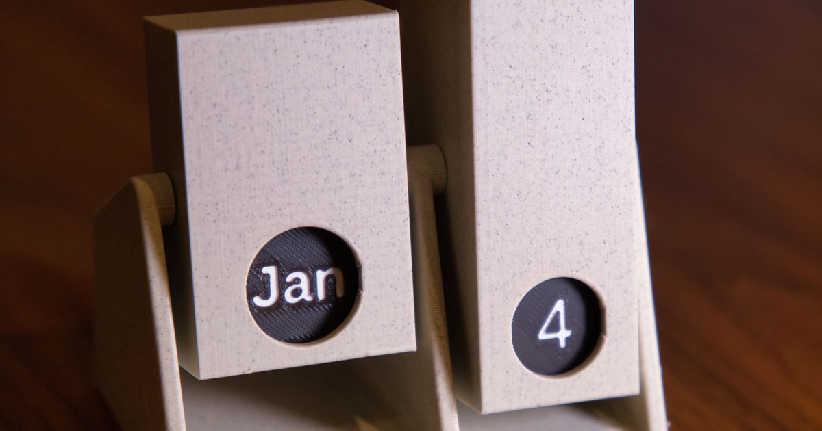 Infinity Calendar by bce.gatien | Download free STL model | Printables.com