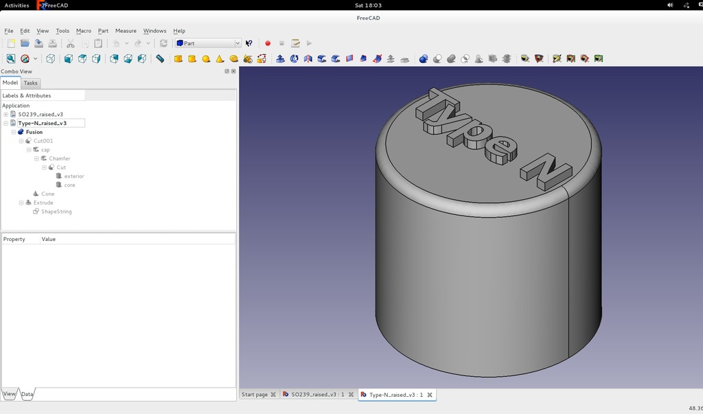 Type N connector cap by Doug Augustyn | Download free STL model ...