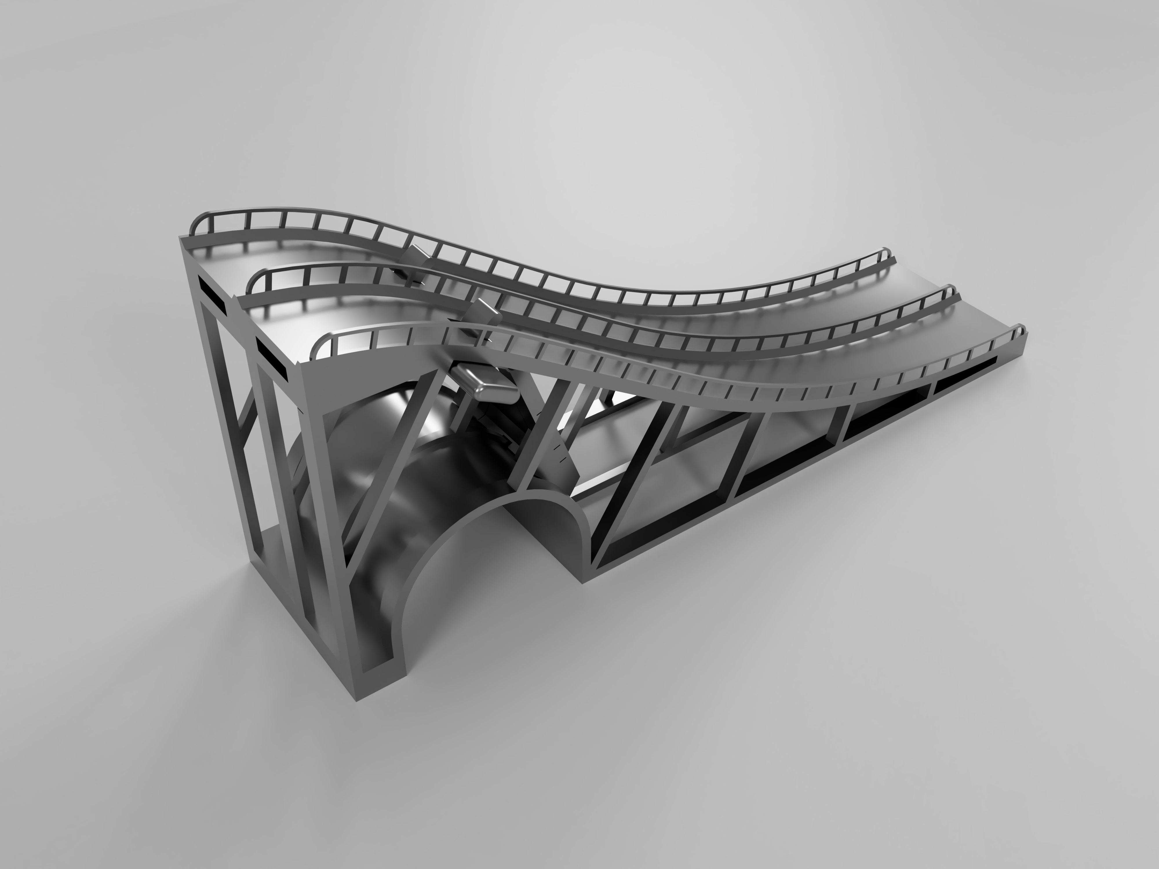HotWheels launch ramp with HotWheels track adaptor by Geddy | Download ...