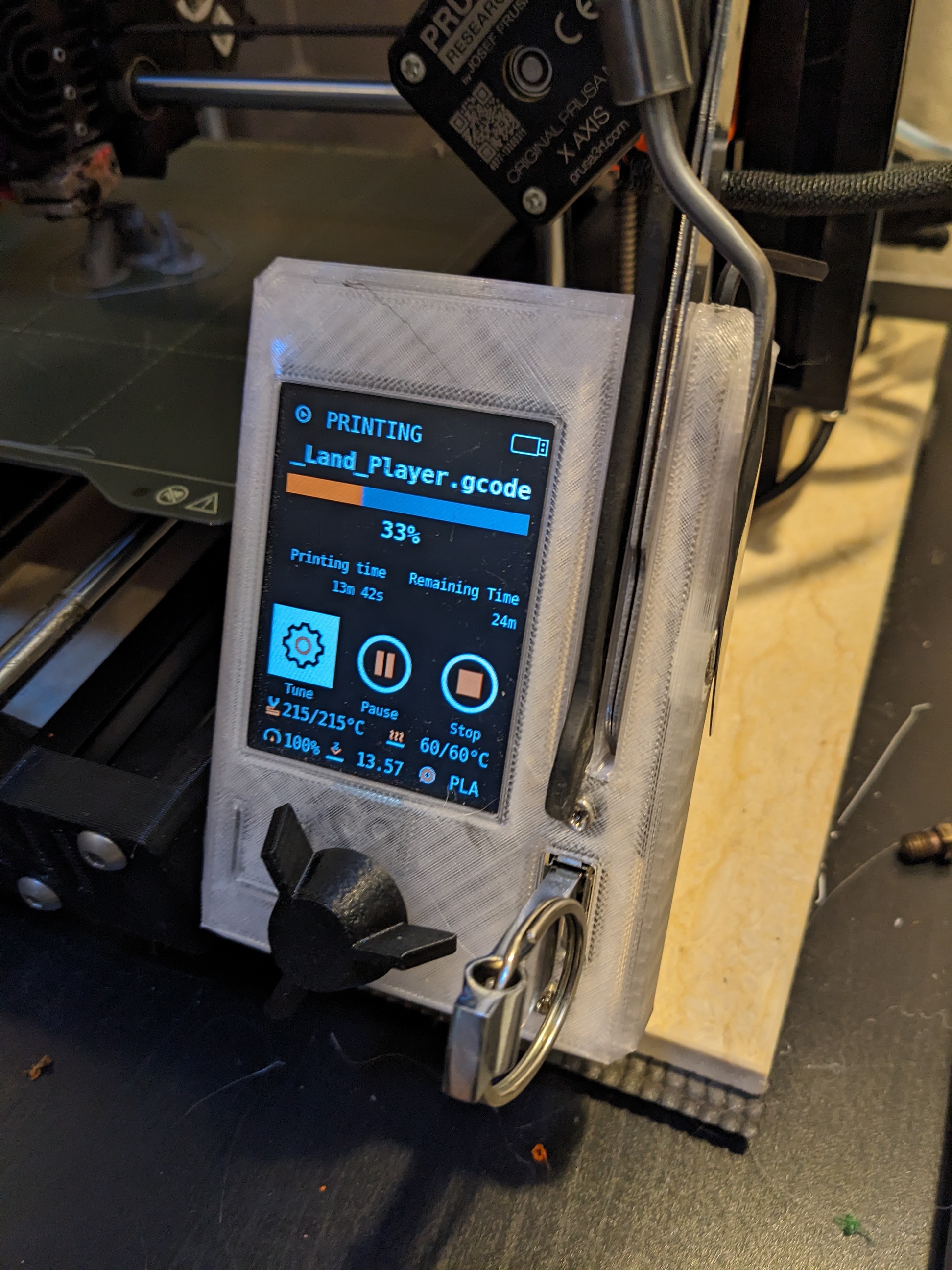 Prusa Mini Screen w/ usb + tool slots by Brandon_DSC | Download free ...