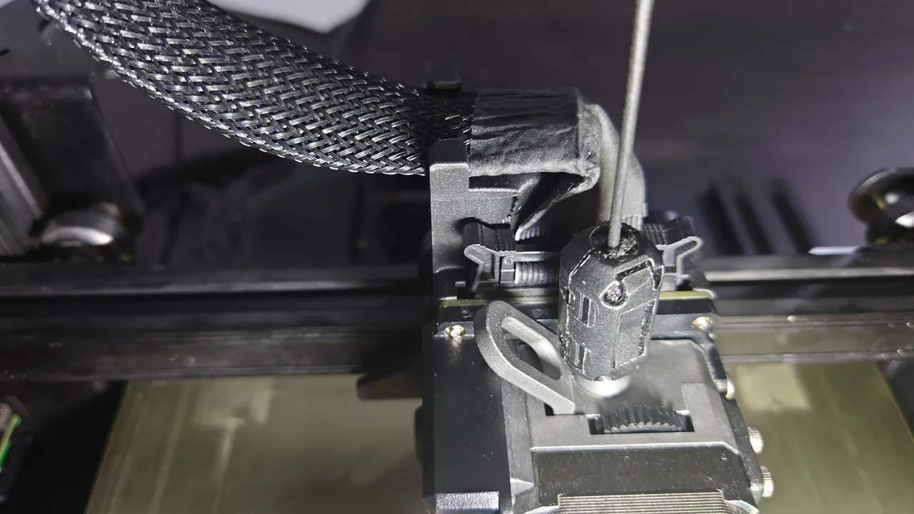 Ender 3 V2 Neo Sprite Pro with Sideways Cable Guide by Mysteoa ...