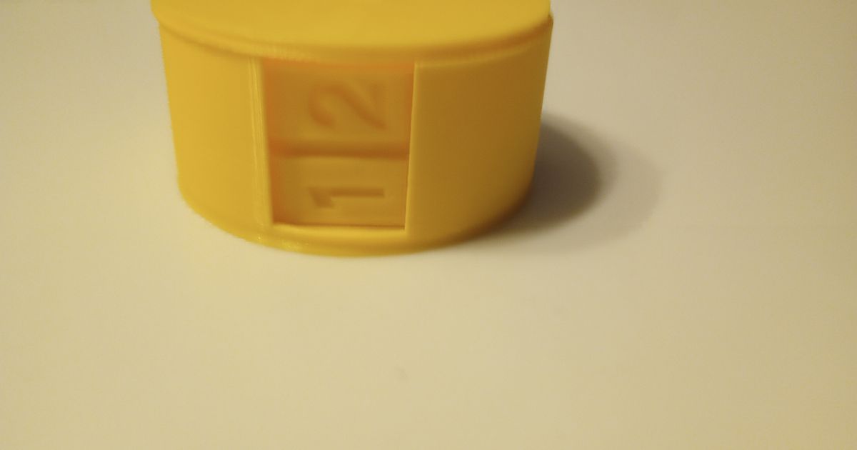 Simple Counter by m22 | Download free STL model | Printables.com Simple Counter by m22 | Download free STL model | Printables.com