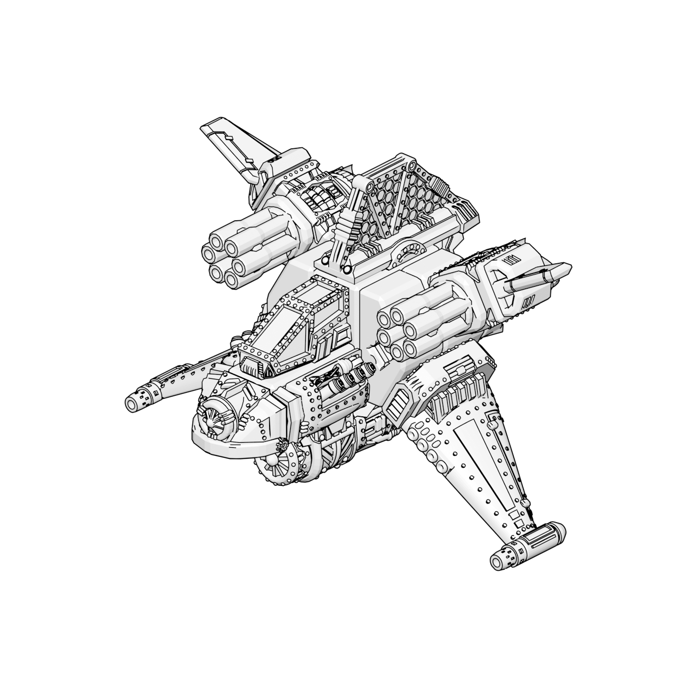 PrintABlok: Starwing with Anthromedian Lion Pilot by 3D Printing ...