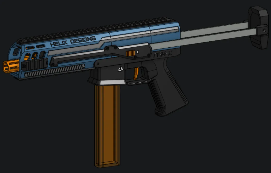 NSK-X Foam Dart Blaster by Brooklyn Tony | Download free STL model | Printables.com