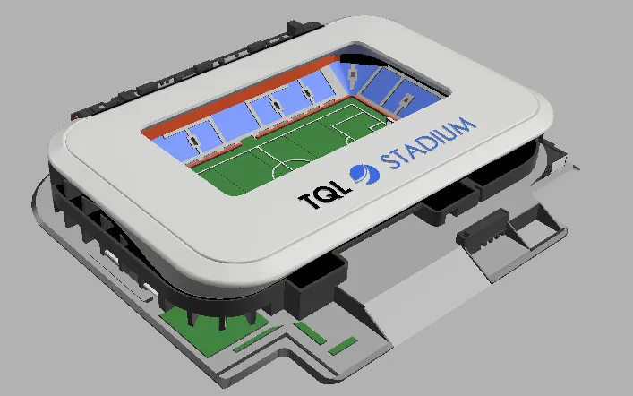 FC Cincinnati TQL Stadium - Ohio, USA by MiniWorld3D | Download free STL model | Printables.com