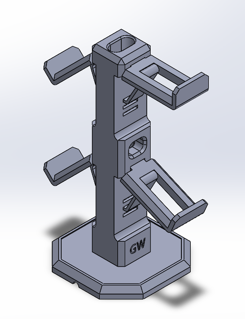 Controller and headset holder by Guillermo Wismann | Download free STL ...