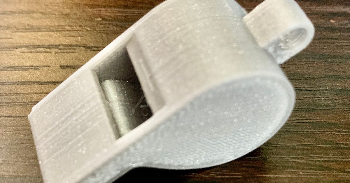 Whistle by IanCAD | Download free STL model | Printables.com