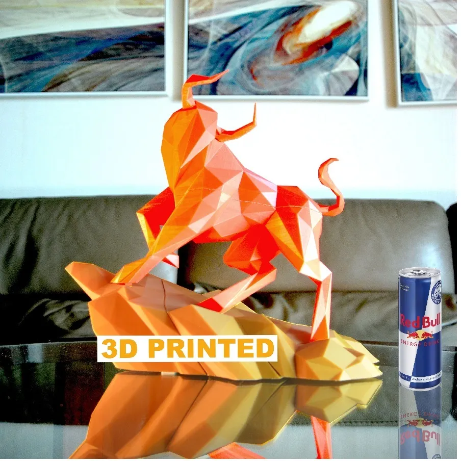 Red bull sculpture by Jay Jay | Download free STL model | Printables.com