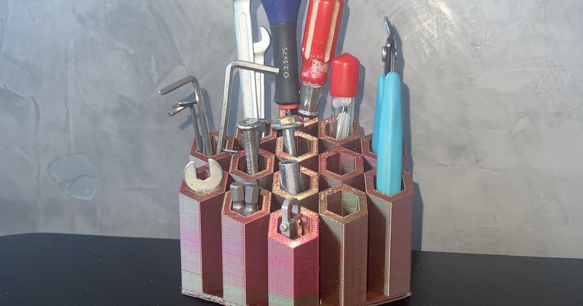 Tool storage - honey design by Reamkase | Download free STL model ...