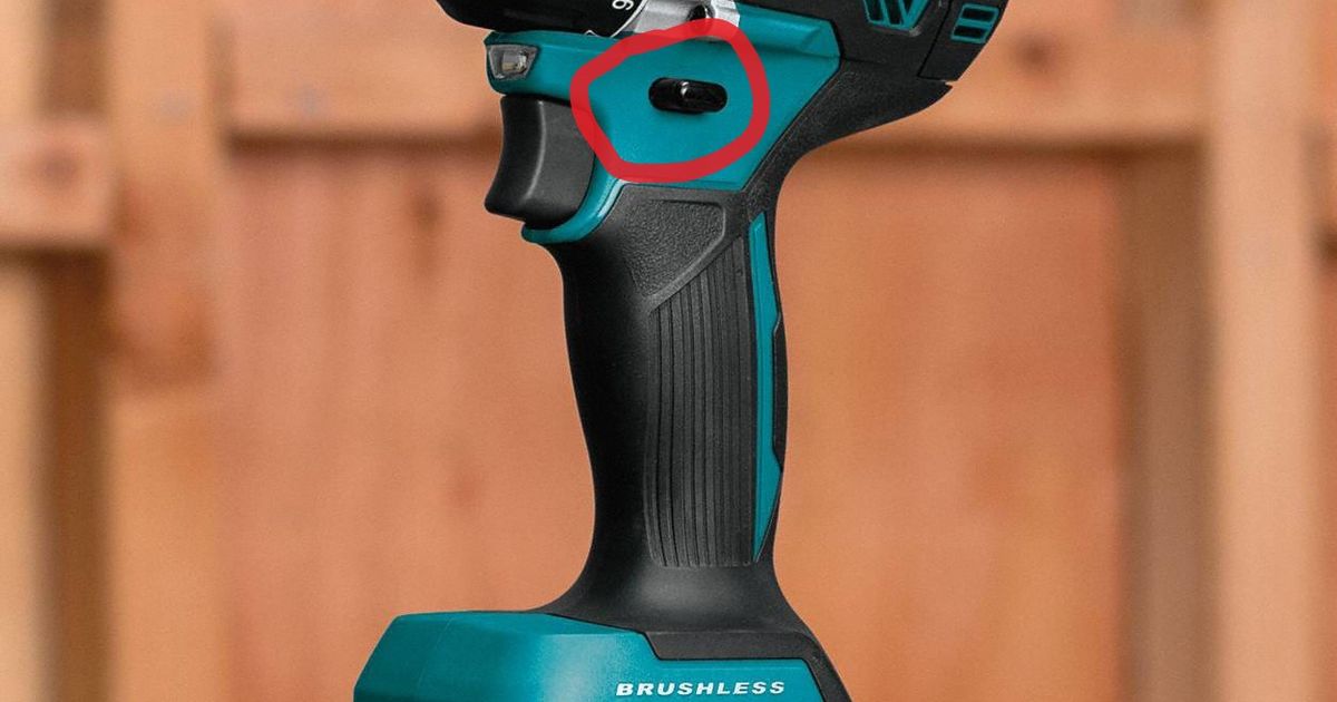 Makita drill direction switch by Blackbox | Download free STL model ...