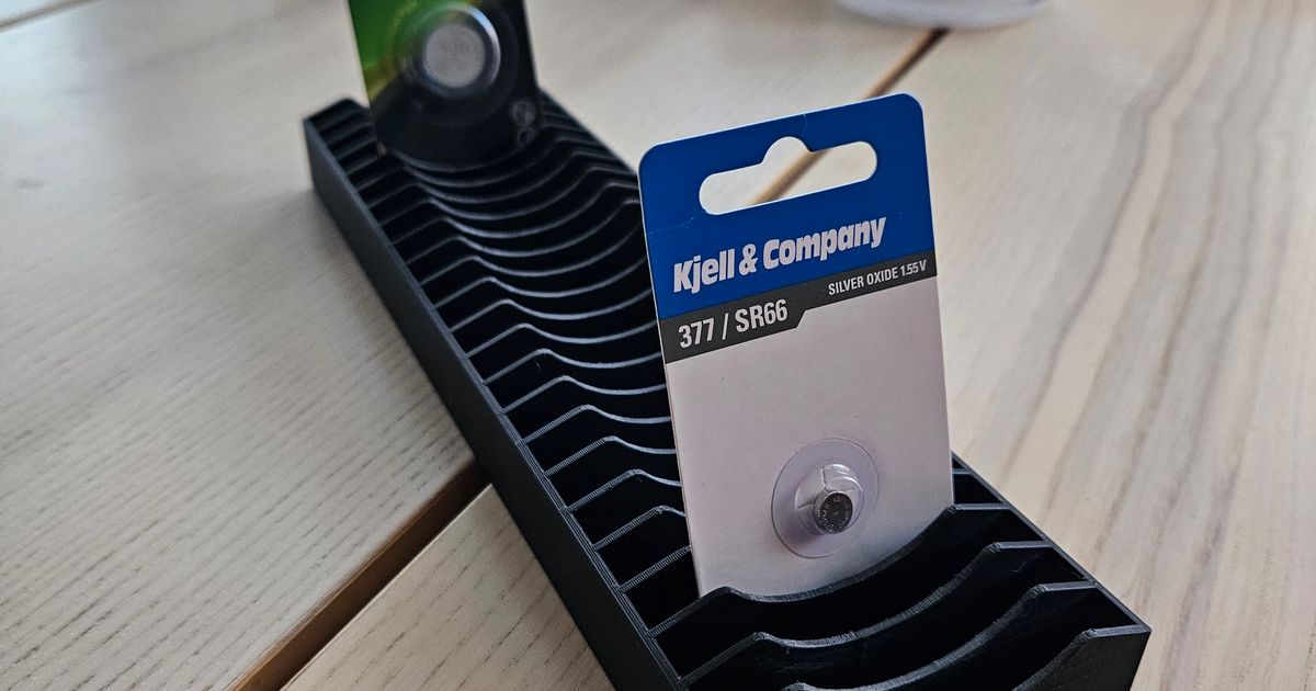 Slot Card Holder for storage. 8, 16 and 24 slot versions by Anton ...