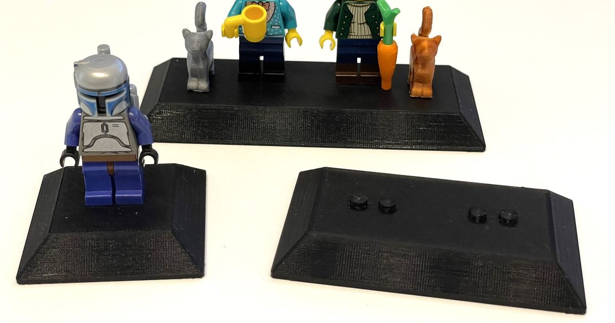 Minifigures Display Stand LEGO compatible by Julian0815 | Download free ...