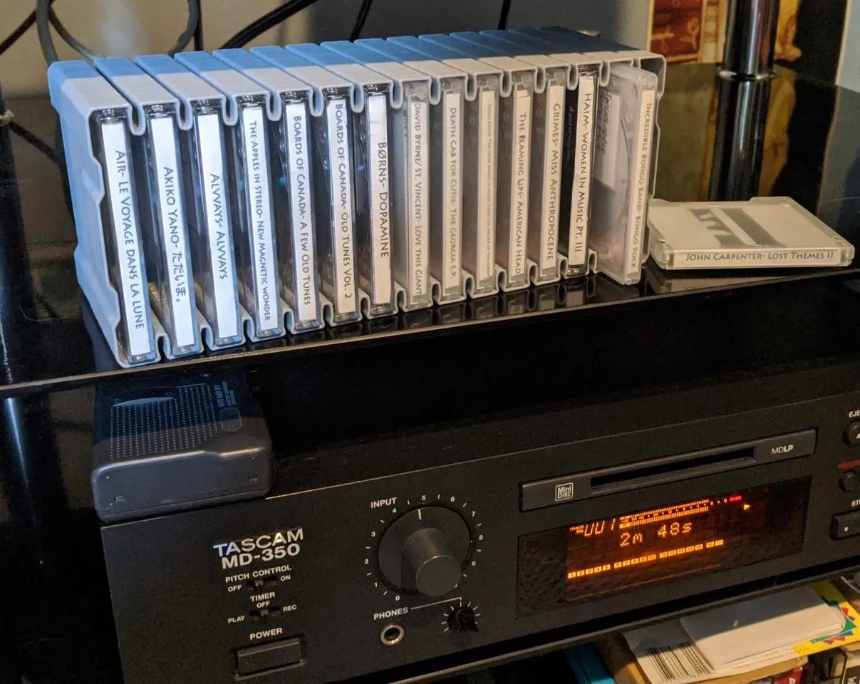 Vase Mode 15x MiniDisc Storage by JezzaWalker | Download free STL model | Printables.com