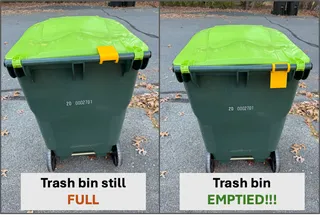 Universal Full / Empty Flag for Trash Can / Recycle Bin / Waste Bin by ...