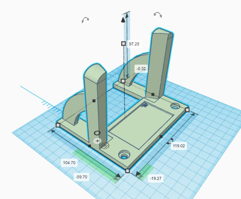 Pickleball-Paddle-Holder-x2_1-24 by Allen M | Download free STL model ...