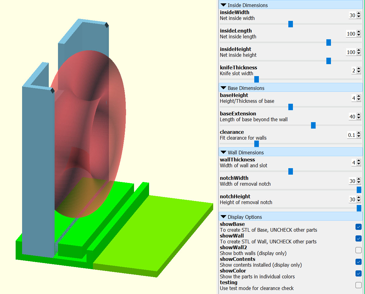 Muffin/Bagel Slicer Generator (OpenSCAD) by SteveS42 | Download free ...