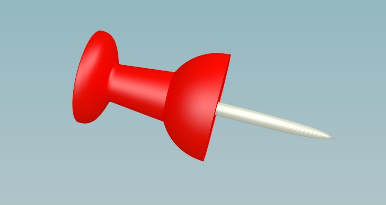 Drawing Pin by Books | Download free STL model | Printables.com