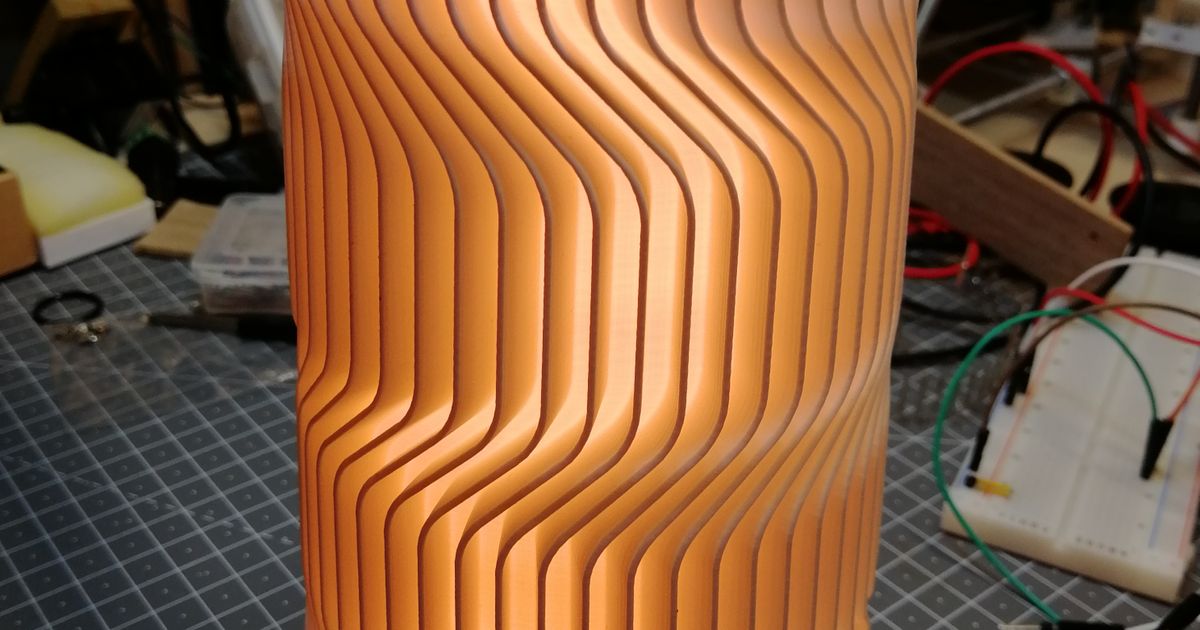 RGB Wave Lamp Yeah! Remix by Andreas Gohr | Download free STL model ...