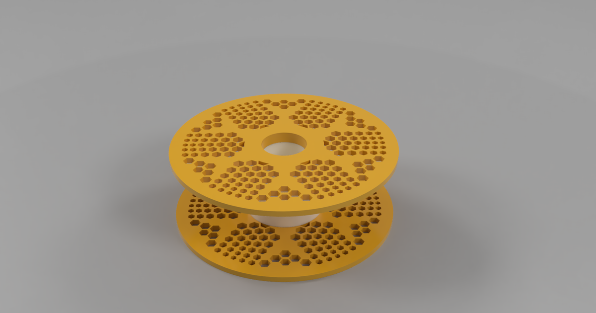 3D printed filament spool by GreenBit | Download free STL model ...