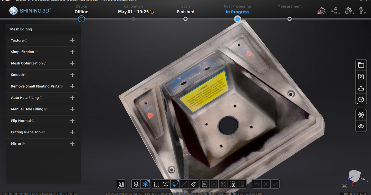 3D Scan of Atari I, Robot arcade control panel by bdn103 | Download ...