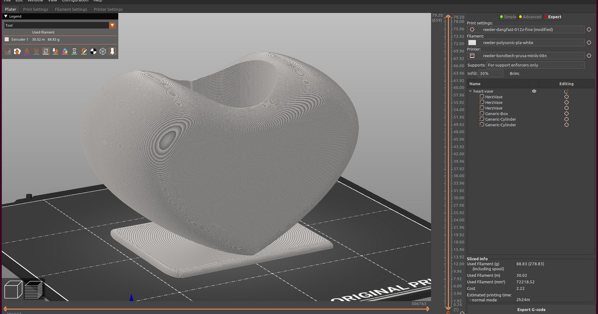 Heart-shaped Succulent Pot by Jérémy Reeder | Download free STL model ...