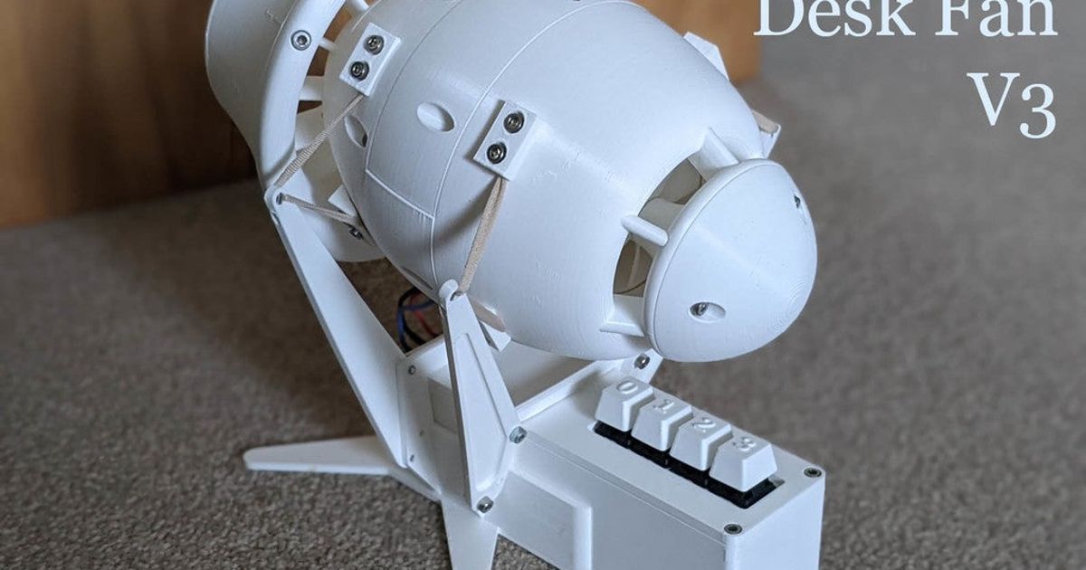 Jet Engine Desk Fan V3 por pittance | Descargar modelo STL gratuito ...