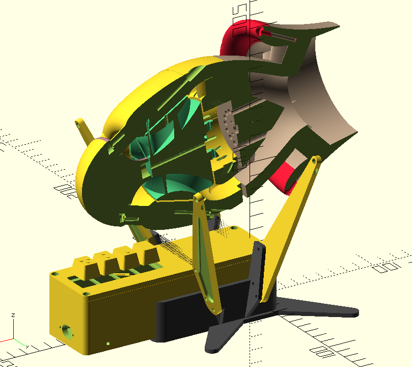 Jet Engine Desk Fan V3 by pittance | Download free STL model ...