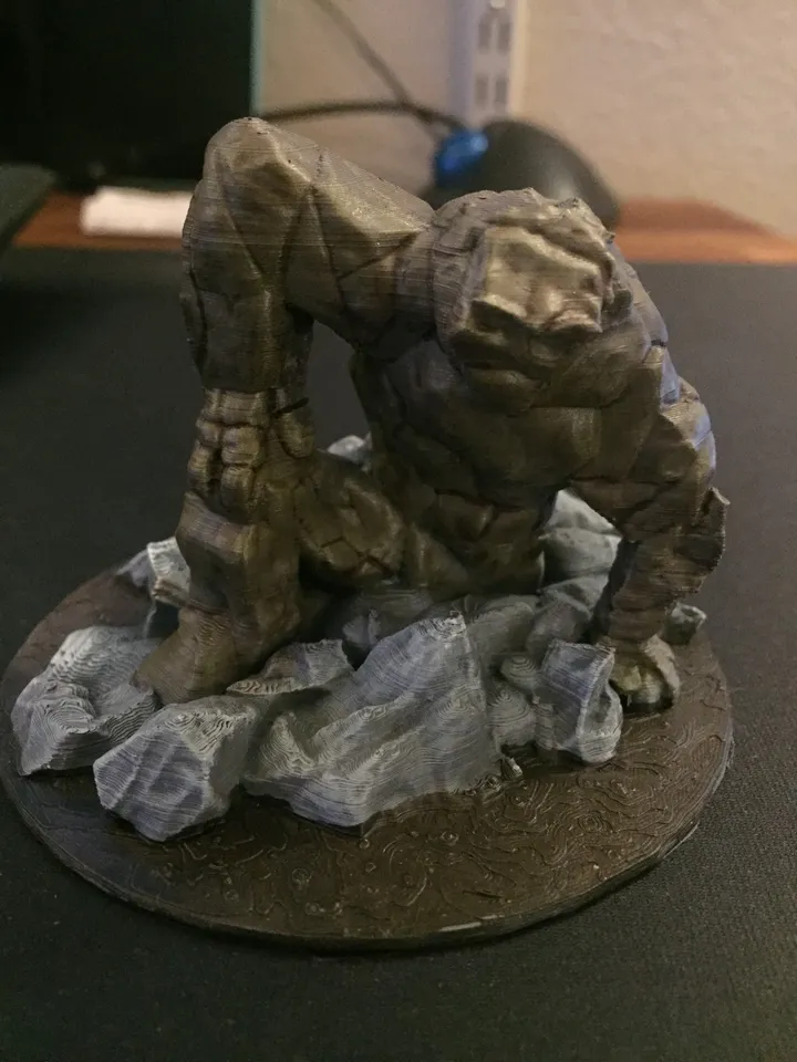 Earth Elemental - D&D Miniature (Supportless/FDM Friendly) by Kelev ...