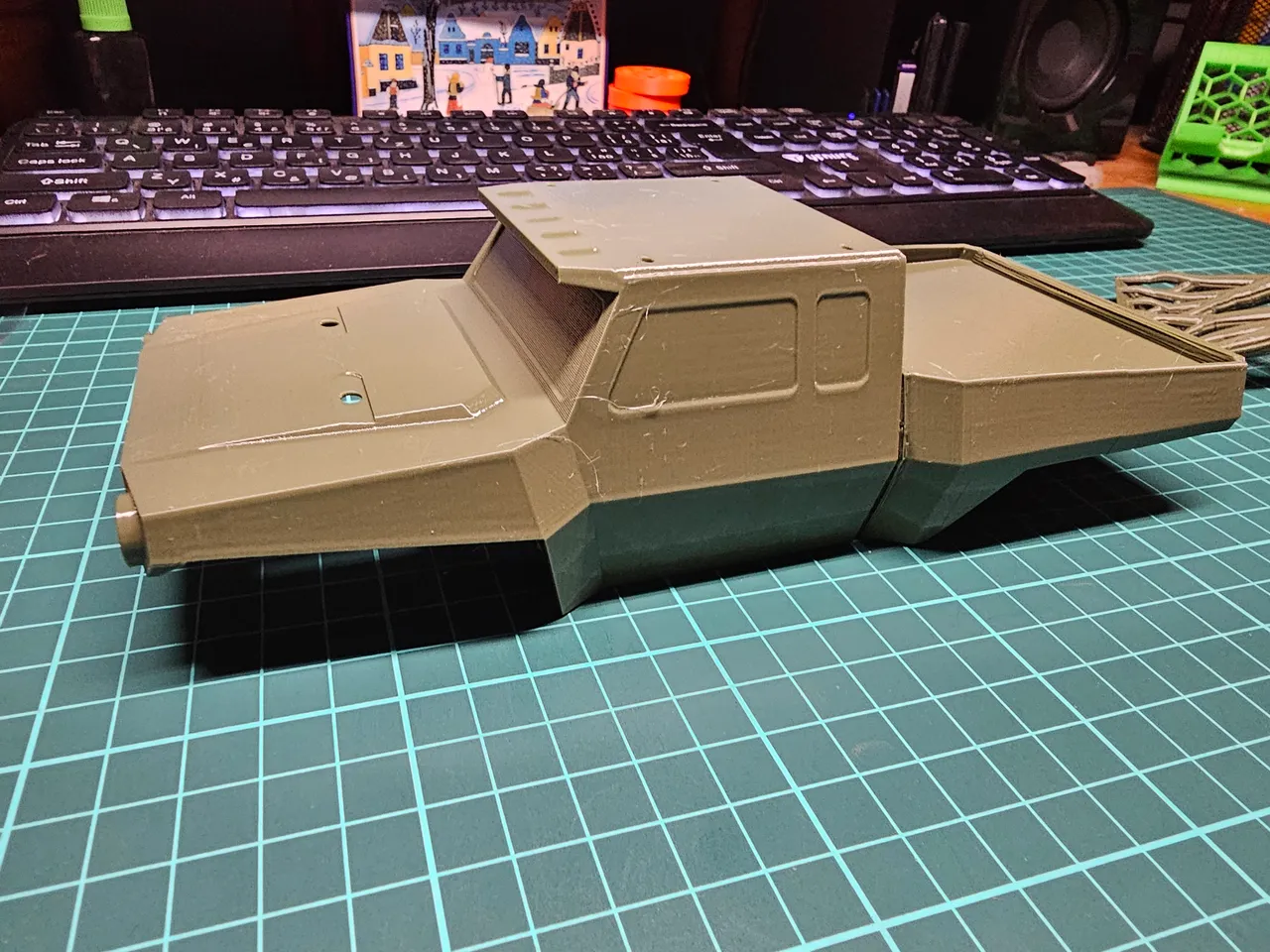 SCX24 body Humvee by Jan Vávra | Download free STL model | Printables.com