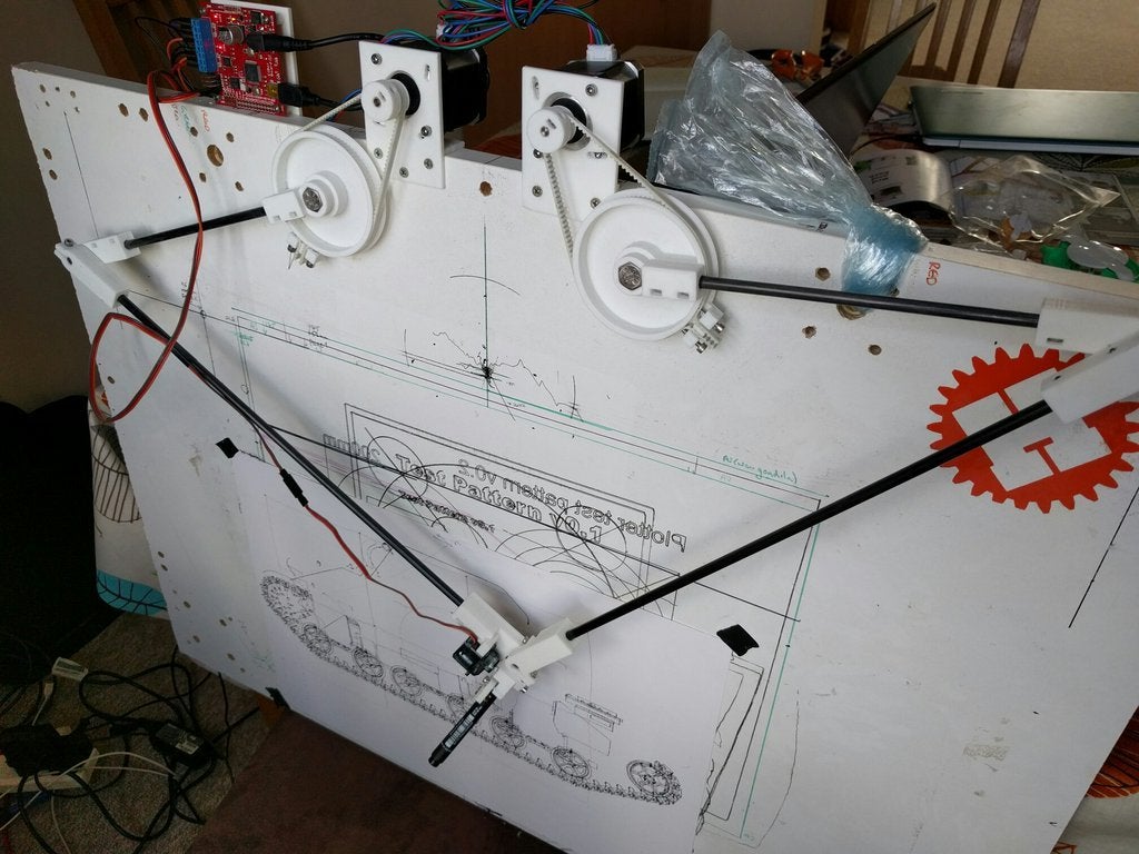 2D Delta Drawbot by pittance | Download free STL model | Printables.com
