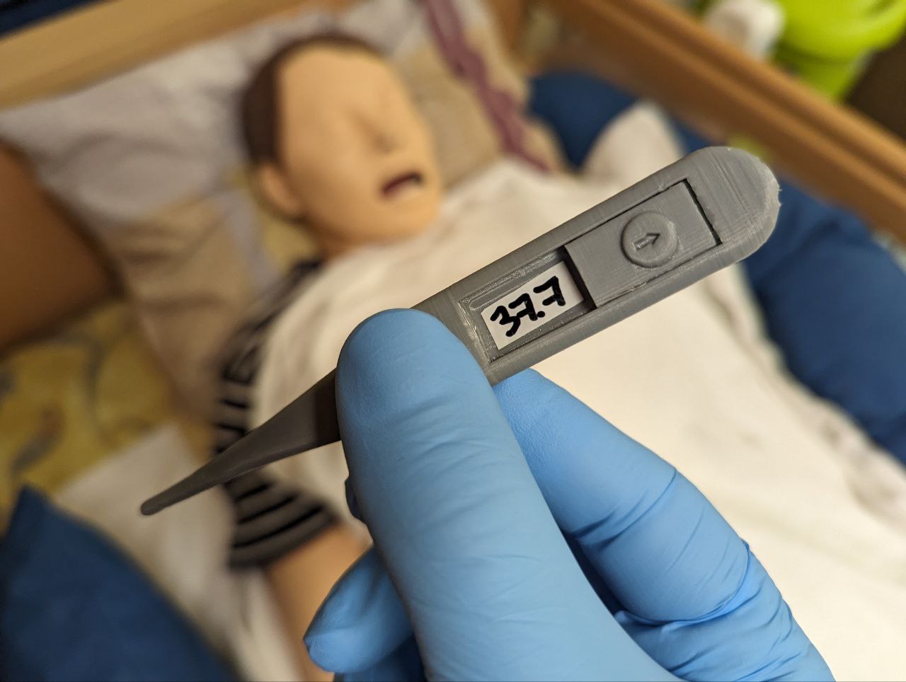Digital thermometer prop for clinical simulation by Aleksandrs Oborins ...