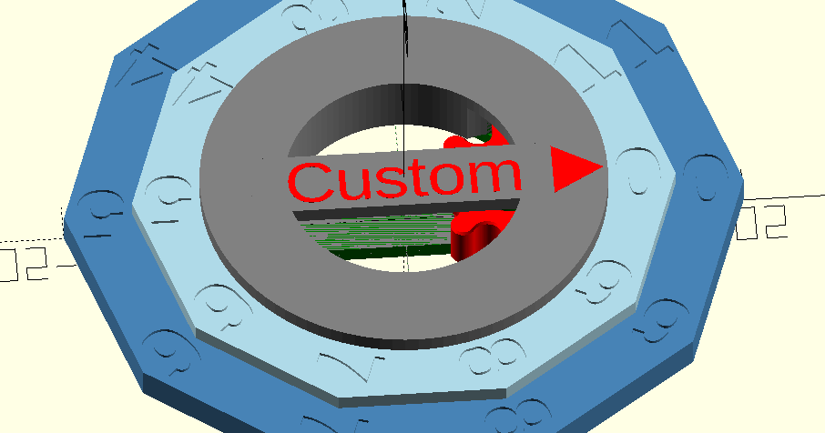 Customizable Center for Geared Disc Counter by Duvam | Download free ...