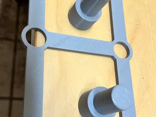 Dog Hole template 96x20mm by Daindi | Download free STL model ...