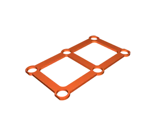 Dog Hole template 96x20mm by Daindi | Download free STL model ...