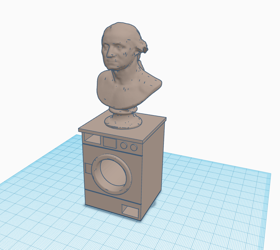 Its George washingmachine-ton por Piecraft | Descargar modelo STL ...